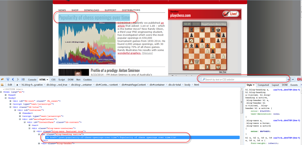 Verify XPaths in Firebug 2.0