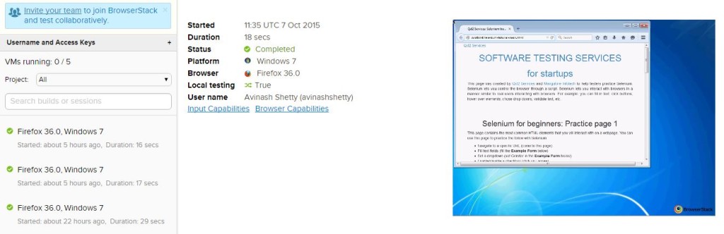Connecting to BrowserStack from CircleCI containers - Qxf2 BLOG