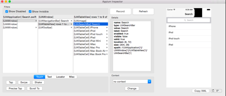 Get Set Test an iOS app using Appium and Python - Qxf2 BLOG