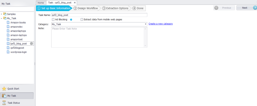Scraping Websites Using Octoparse No Programming Qxf2 Blog