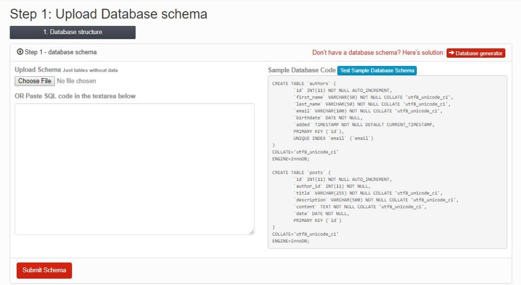 Upload Schema Qxf2 Blog