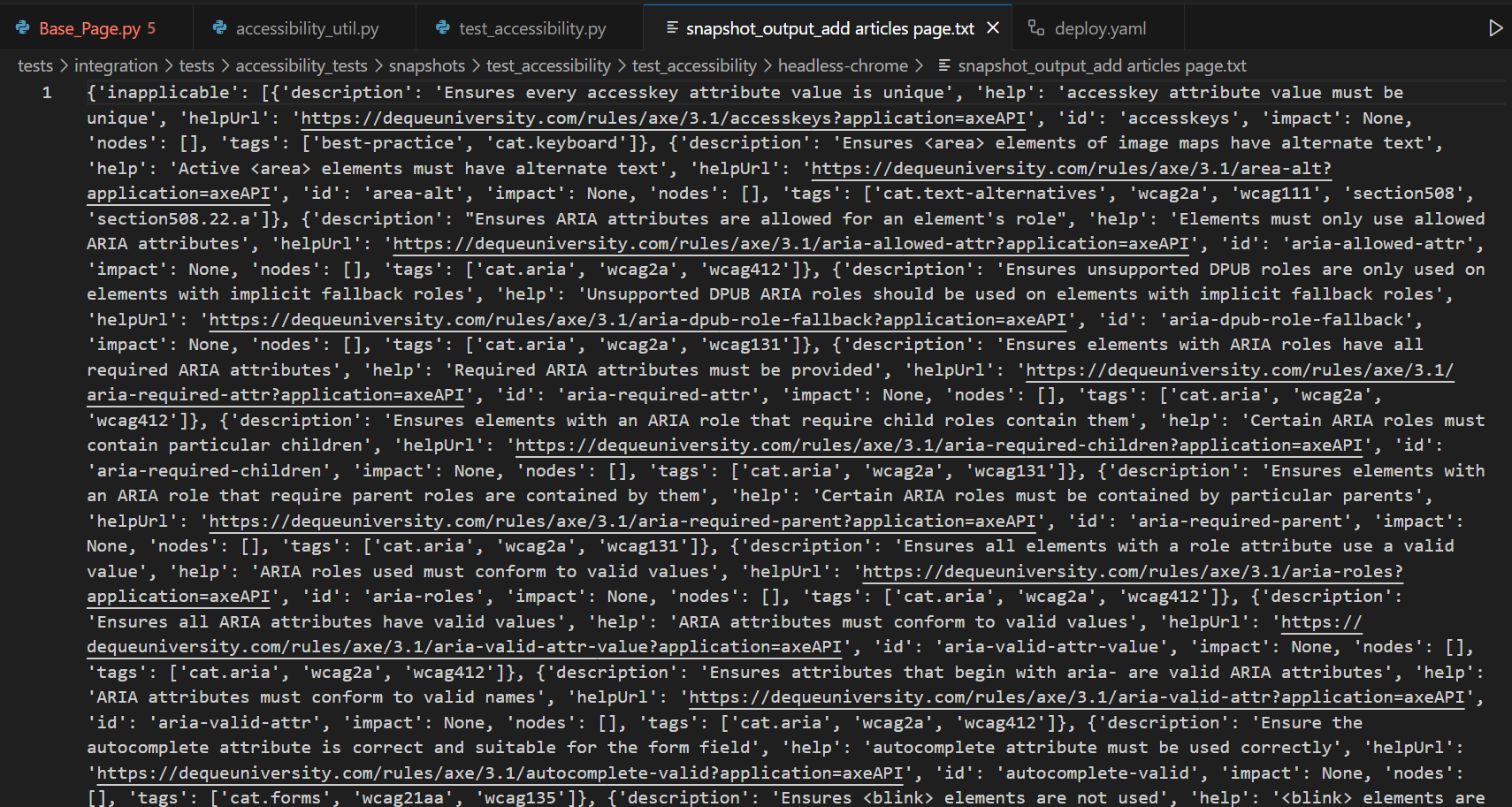 snapshot_output - Qxf2 BLOG snapshot_output - Qxf2 BLOG