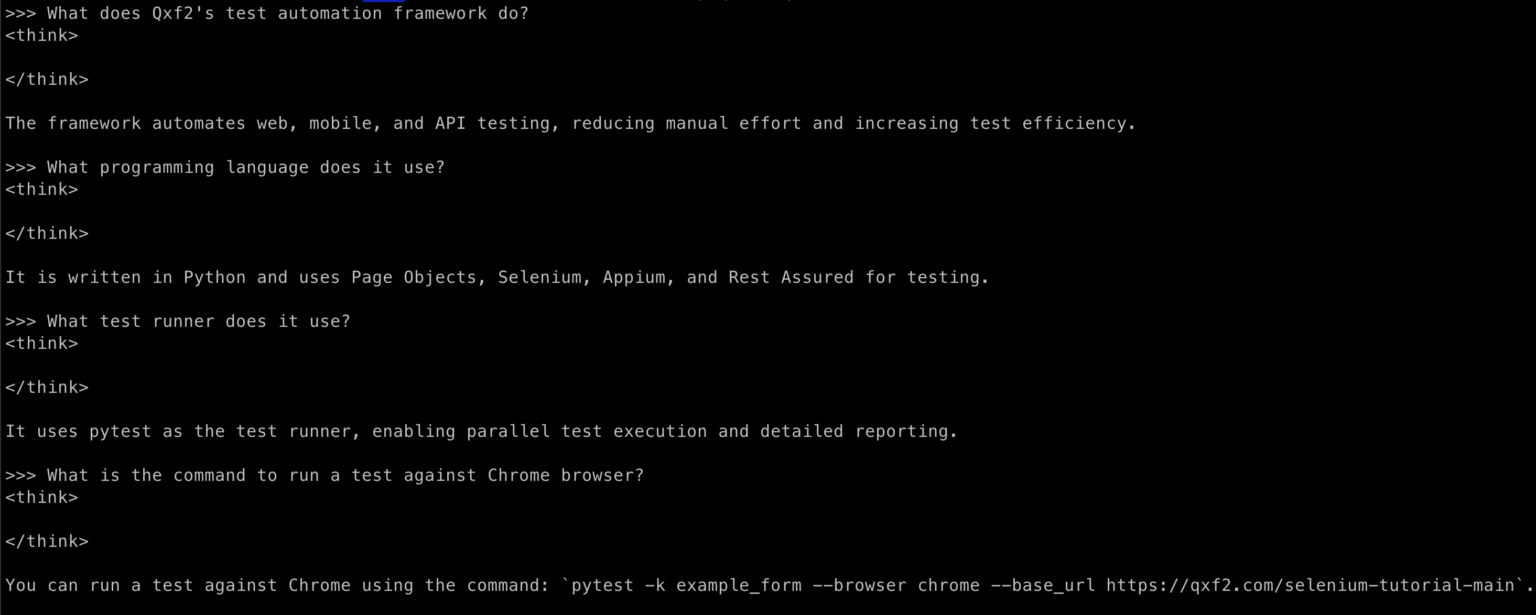 Building A Qxf2 Test Automation Wiki Model Using Unsloth Qxf2 Blog