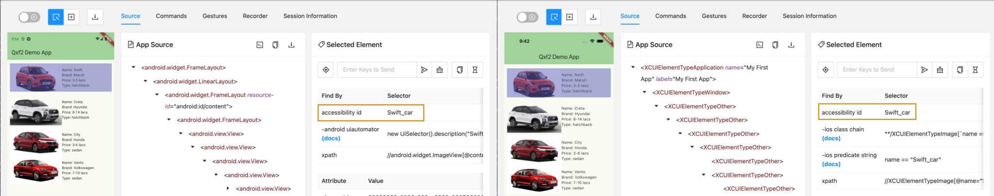 Accessibility ID as a locator strategy on Appium for iOS and Android apps - Qxf2 BLOG